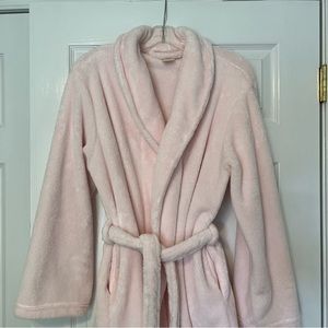 Intimates & Sleepwear | Pink Teddy Bear Robe Cozy Warm Fuzzy Plush Sm ...